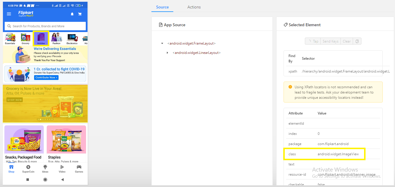 How To Use Uiselector In Appium With Mobileby Class Code2test Testing Site